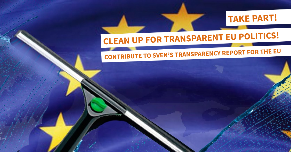 Clean Politics Report - Sven Giegold, MdEP