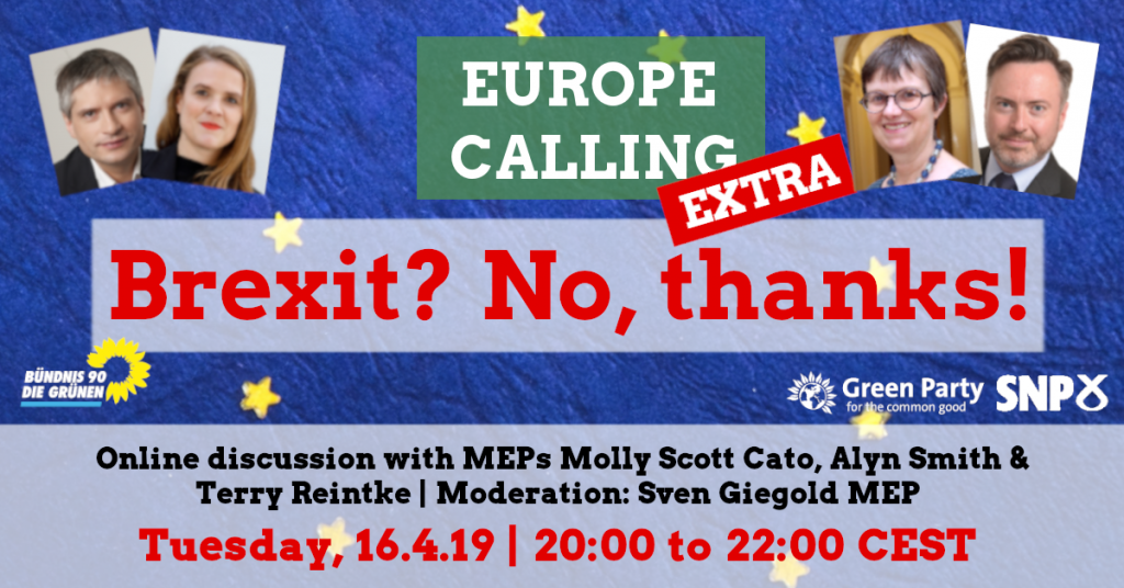 Invitation: Europe Calling EXTRA “Brexit? No, thanks!” on 16 April at ...