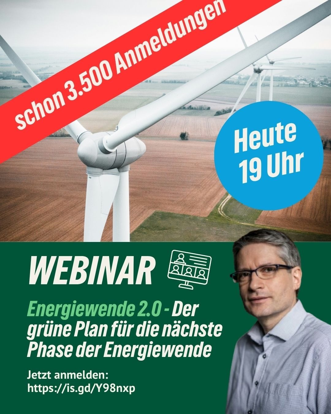 Webinar mit über 4200 Angemeldeten zur Energiewende 2.0 - Sven Giegold
